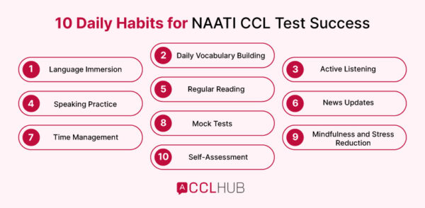 Daily Habits for NAATI CCL Test Success - CCLHUB
