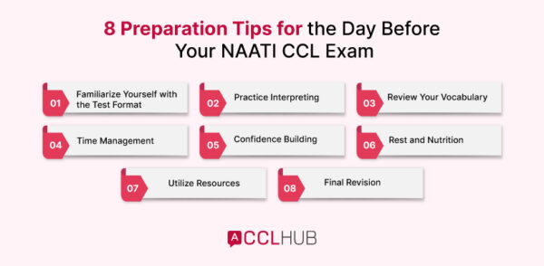 8 Preparation Tips for the Day Before Your NAATI CCL Exam - CCLHUB